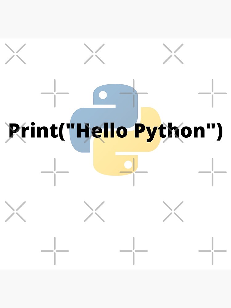 Python Programming Language Hello Python Code Computer Science Poster 5727
