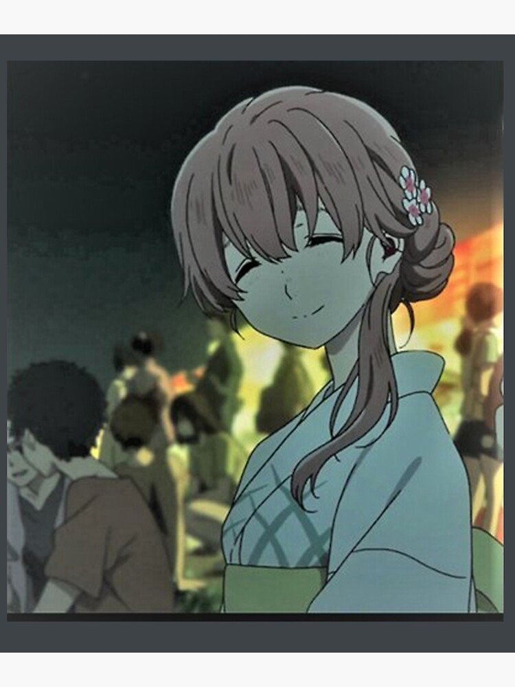 "Nishimiya Shouko" Poster for Sale by LouieChapman | Redbubble
