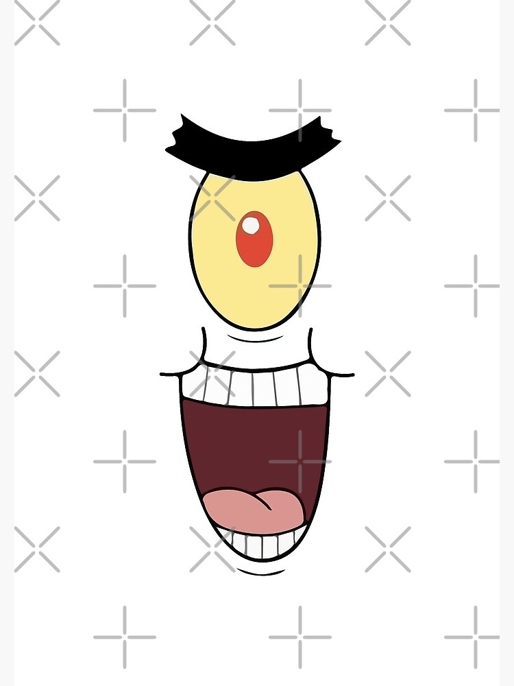 "Plankton Face Wallpaper" Spiral Notebook by rcnart | Redbubble