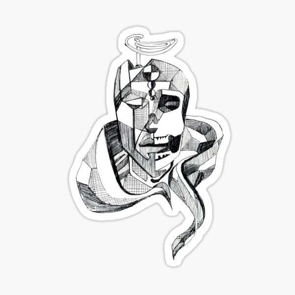 "Half Alive " Sticker by EmilyNaplesArt | Redbubble