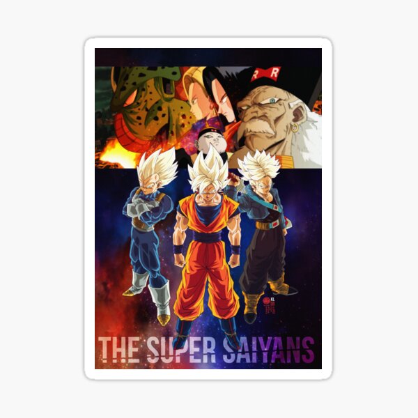 "Supa saiyan" Sticker for Sale by limandao | Redbubble