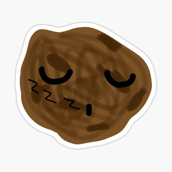 "Snoozing potato" Sticker by KatysKraftsUK | Redbubble