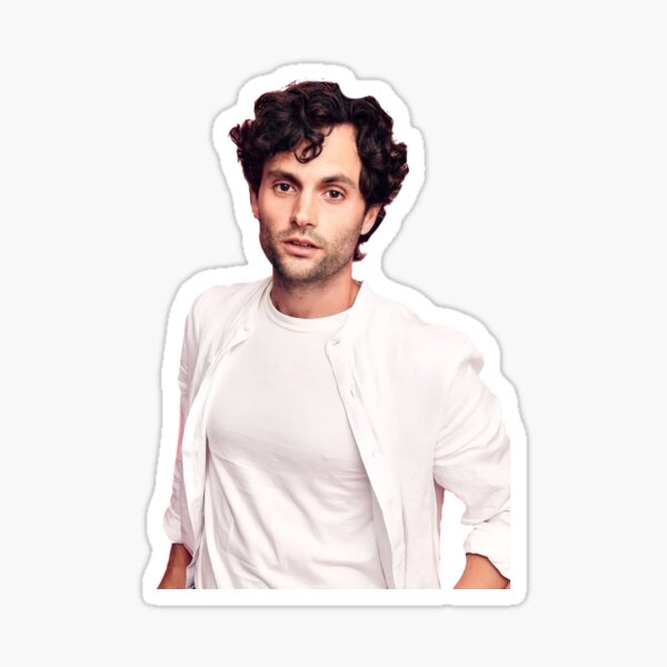 "penn badgley" Sticker for Sale by lasercats | Redbubble