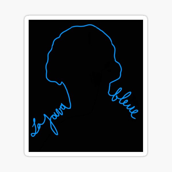 "drawing by Fréhel: The Blue Java" Sticker for Sale by URDV | Redbubble