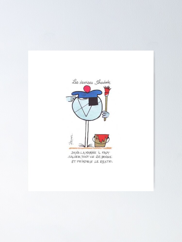Poster « shadock », par boutique0 | Redbubble