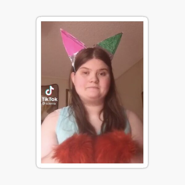 "icierra hot ears" Sticker by lawlietmwah | Redbubble