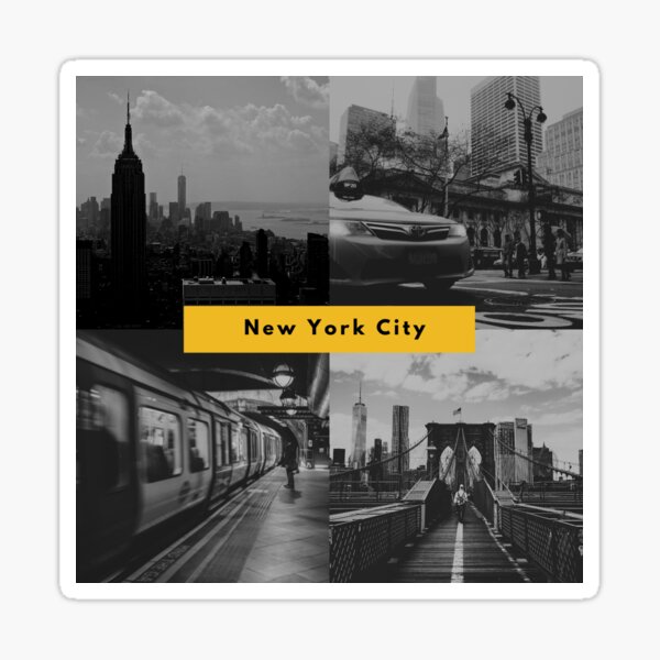 "New York City" Sticker for Sale by Meso21 | Redbubble