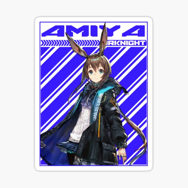 "ARKNIGHTS AMIYA POTRAIT " Sticker for Sale by AnimonLife | Redbubble