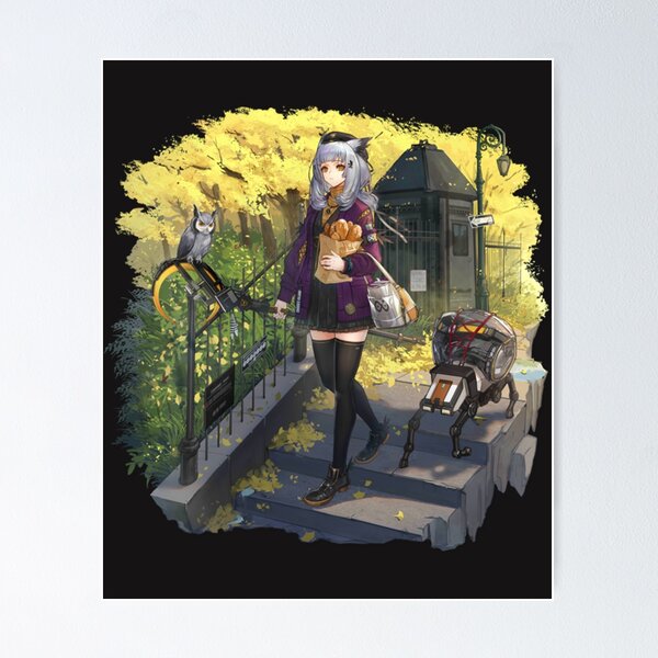 "Arknights Ptilopsis Skin " Poster for Sale by AnimonLife | Redbubble