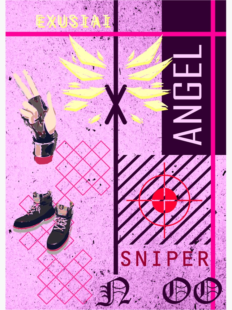 "Exusiai Streetwear " Sticker by AnimonLife | Redbubble