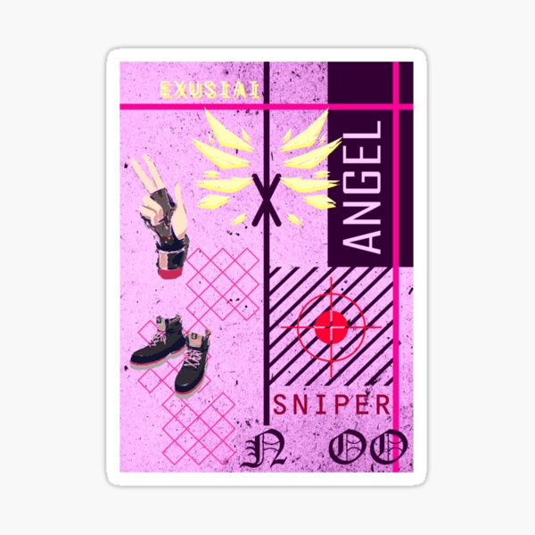 "Exusiai Streetwear " Sticker by AnimonLife | Redbubble