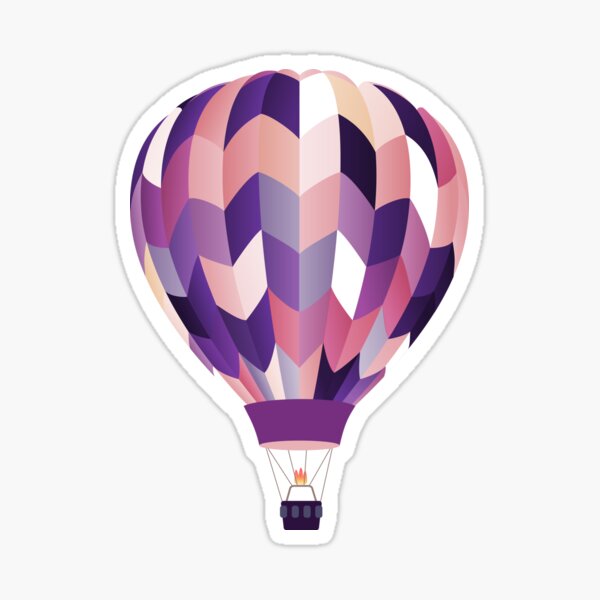 "Hot air balloon " Sticker by Emil1993 | Redbubble