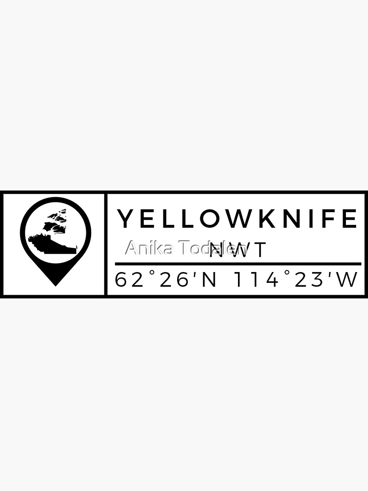 "Yellowknife" Sticker for Sale by capitalismwitch | Redbubble