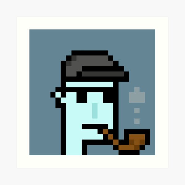 "CRYPTOPUNK # 7804" Art Print for Sale by tyskart | Redbubble