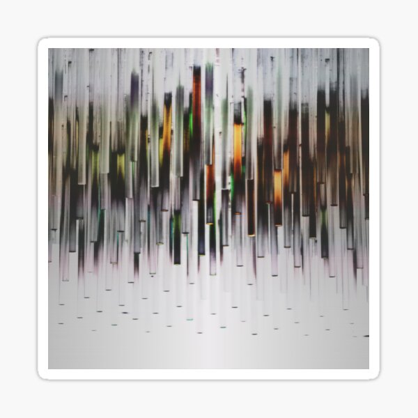 "Rainbow Bars Falling Rods Linear Lines Timeline" Sticker for Sale by ...