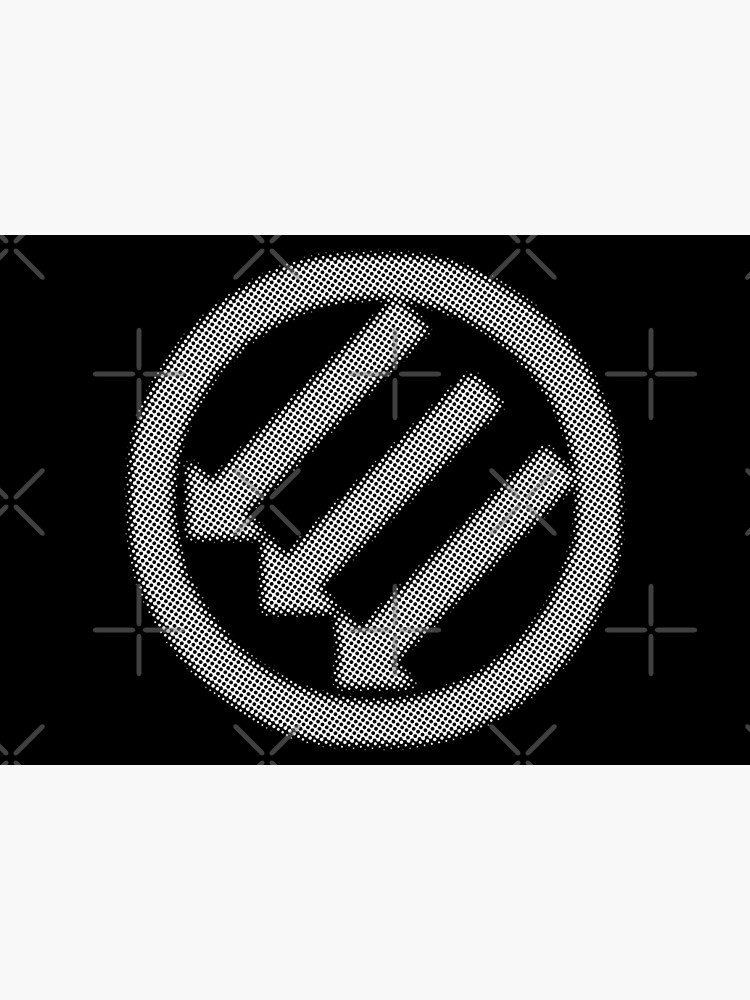 Poster « Symbole d'ANTIFA - emblème du logo de l'action antifasciste ...