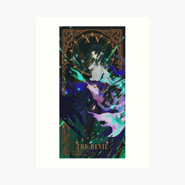 "Genshin Impact - Xiao - Portrait Name Card" Art Print for Sale by ...