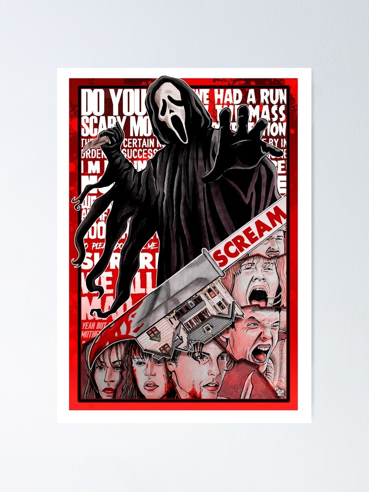 "Scream " Poster for Sale by asylumartz | Redbubble