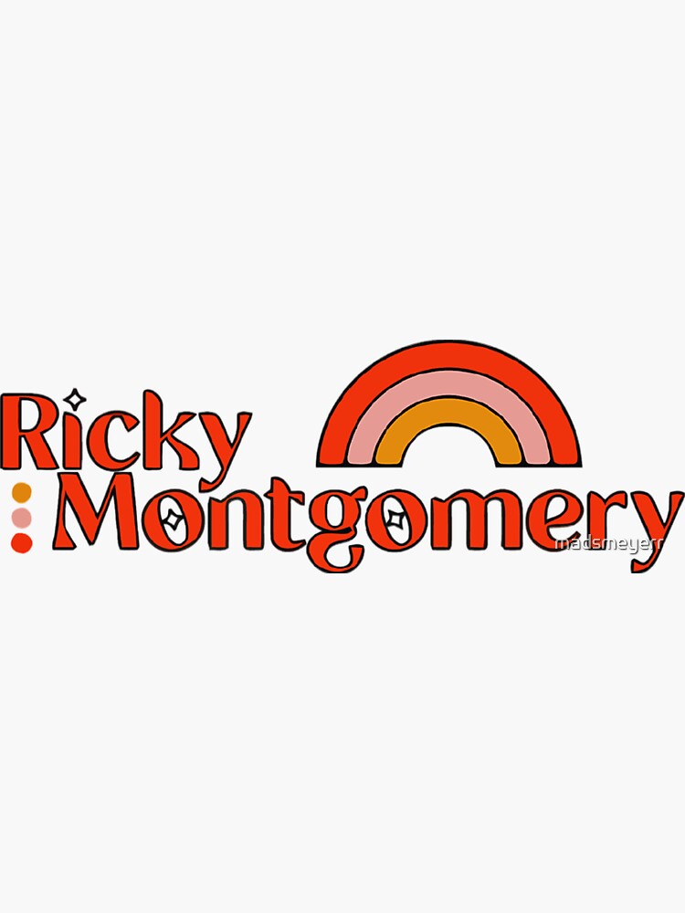 "Rick Montgomery " Sticker for Sale by madsmeyerr | Redbubble