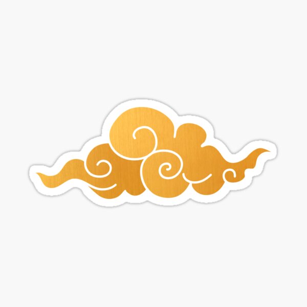 "Goku Flying Nimbus" Sticker for Sale by DesignwithRJ | Redbubble