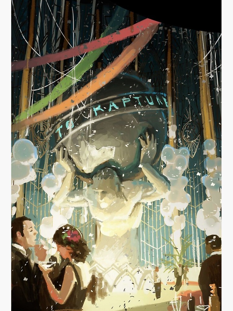 "Bioshock Rapture Party " Art Board Print for Sale by Vintage-Travler ...