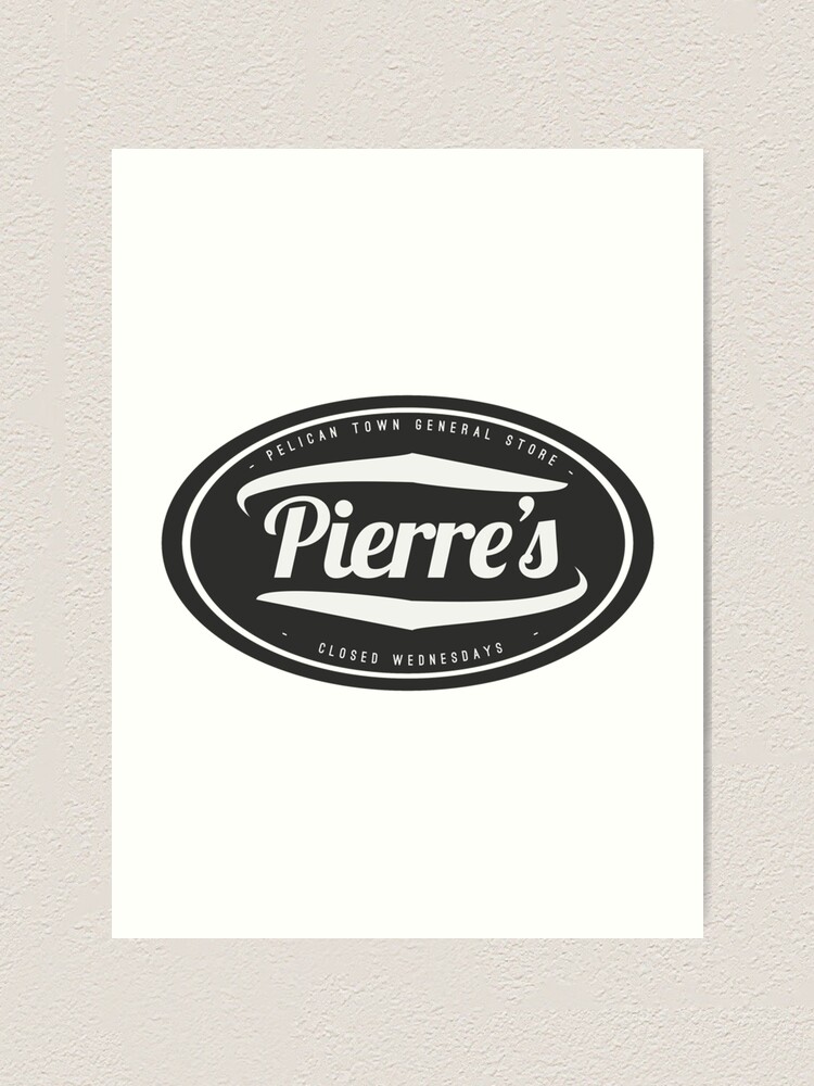 "Stardew Valley Pierres General store logo Fitted " Art Print for Sale ...