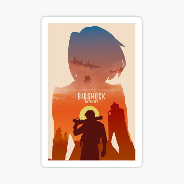 "Bioshock Infinite Artwork " Sticker for Sale by Vintage-Travler ...