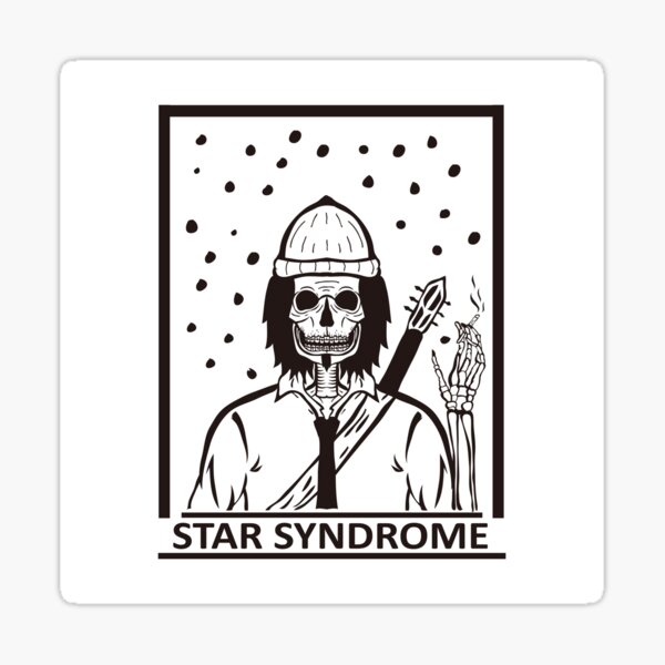 "Star Syndrome Skeleton" Sticker by LoLskill | Redbubble