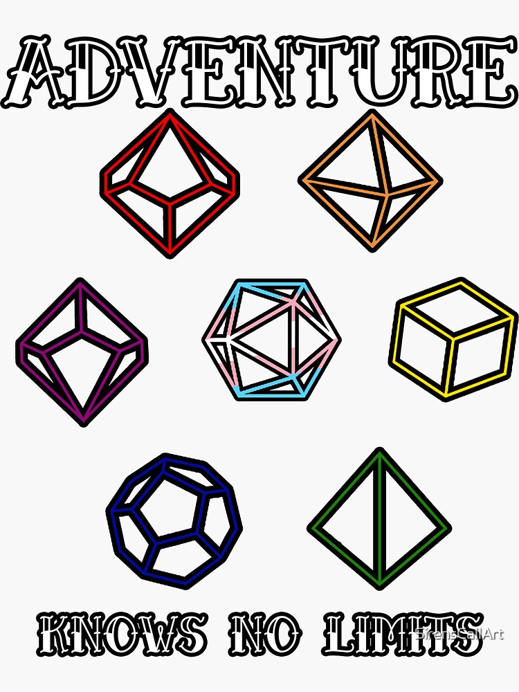 "D&D dnd Pride shirt Dungeons and Dragons Gay LGBTQ" Sticker for Sale ...