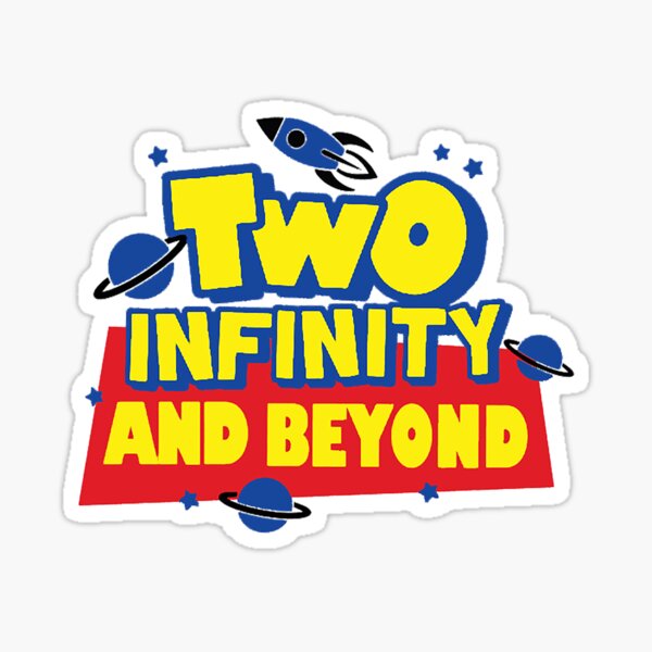 "two infinity" Sticker for Sale by kaylafagan | Redbubble