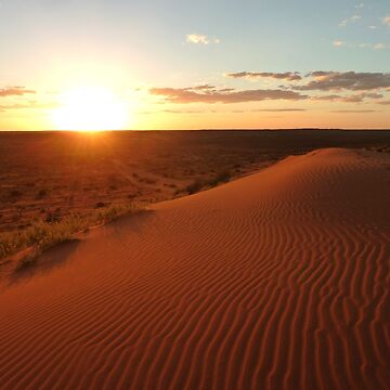 "Simpson Desert sunset" Greeting Card for Sale by DashTravels | Redbubble