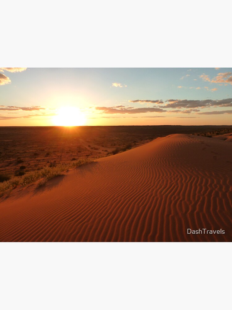 "Simpson Desert sunset" Sticker for Sale by DashTravels | Redbubble
