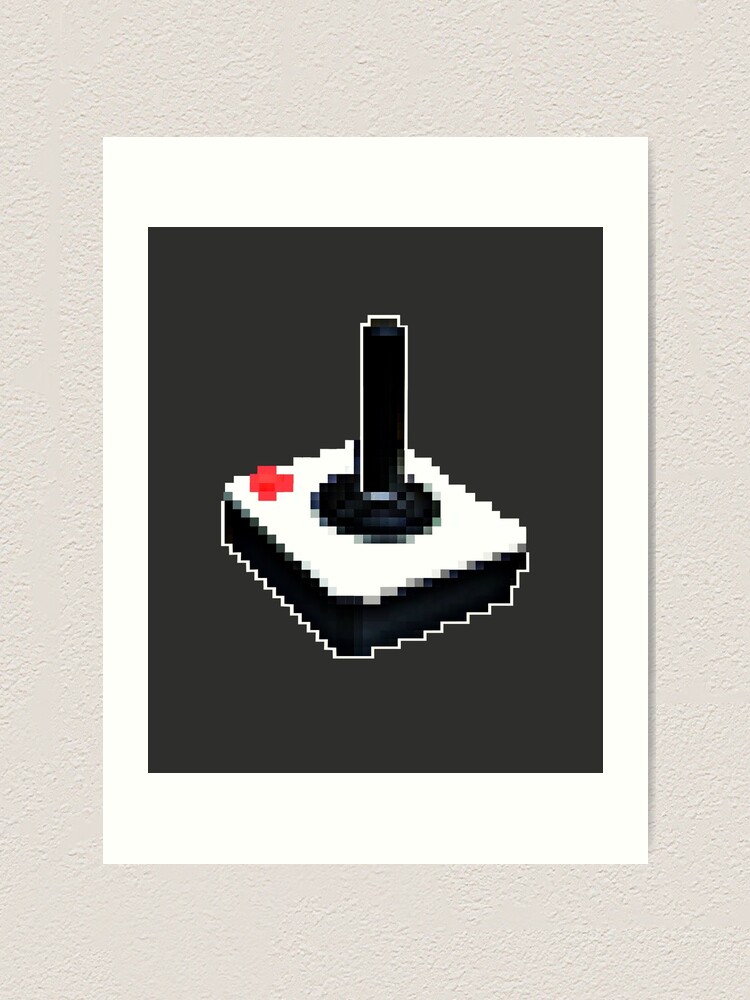 "80s Retro Video Game Controller Pixel Art" Art Print by IronEcho ...