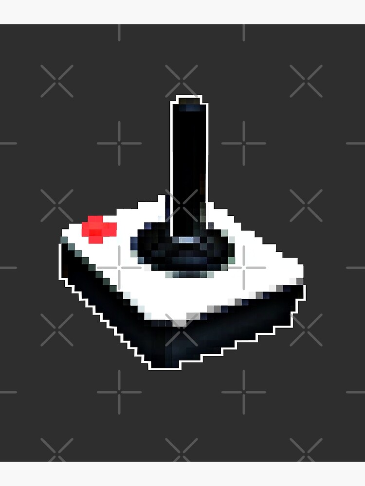 "80s Retro Video Game Controller Pixel Art" Art Print by IronEcho ...