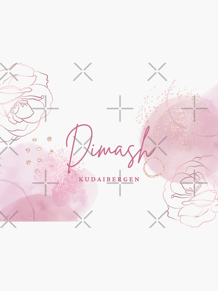 "DIMASH Kudaibergen Worlds Greatest Singer" Sticker for Sale by ...