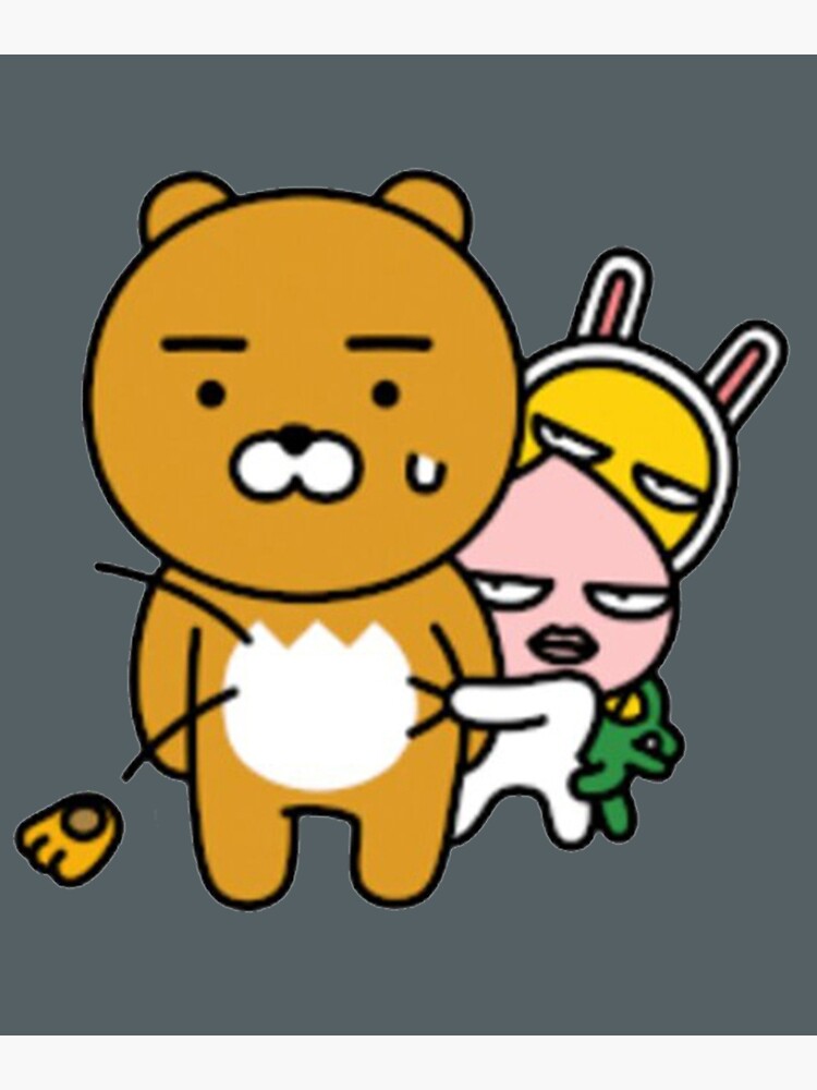 "KakaoTalk Friends Hello! Ryan(1)" Poster for Sale by PeterLloyds ...