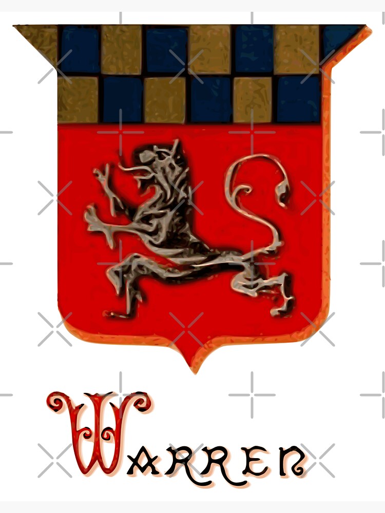 "Warren Family Coat of Arms" Sticker for Sale by Heraldica | Redbubble