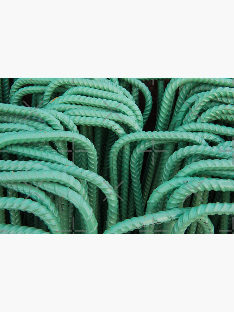 "A Pile of Pre-Bent Green Rebar" Sticker for Sale by bill-s | Redbubble