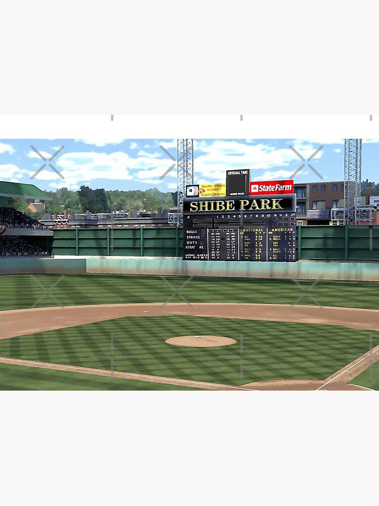 "Shibe Park, Connie Mack Stadium, Shibe Park Outfield Scoreboard, Old ...