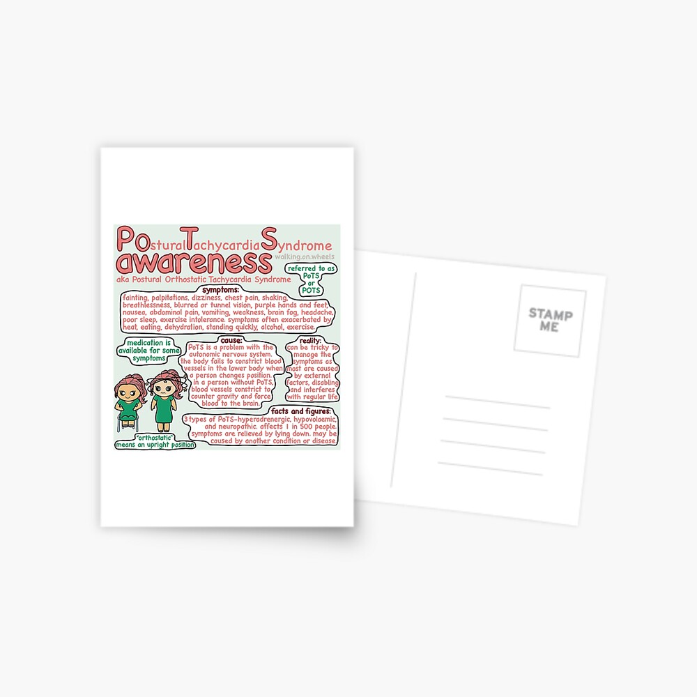"PoTS Awareness" Sticker for Sale by walkingonwheels | Redbubble