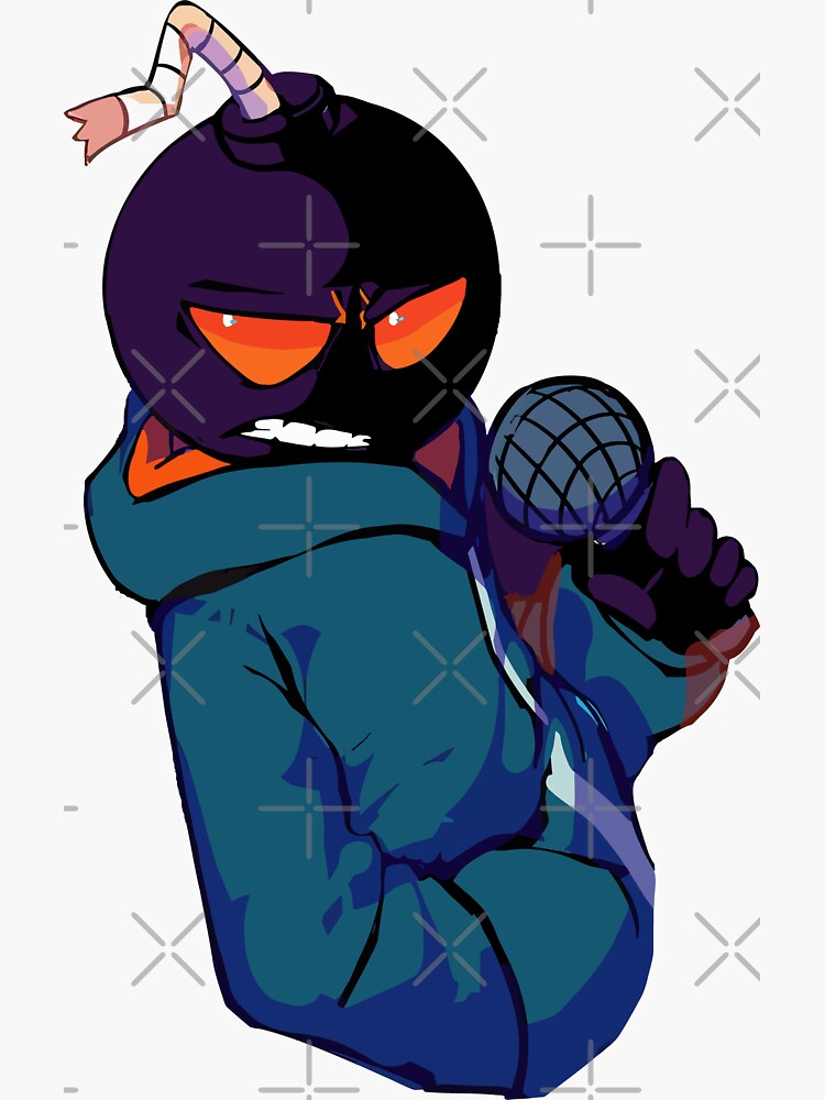 " FNF 003 friday night funkin cute funny WHITTY" Sticker for Sale by ...