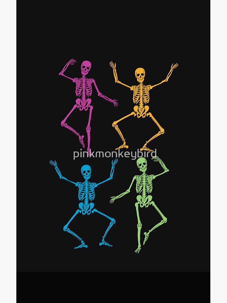 "Acid Skeleton Party" Poster by pinkmonkeybird | Redbubble