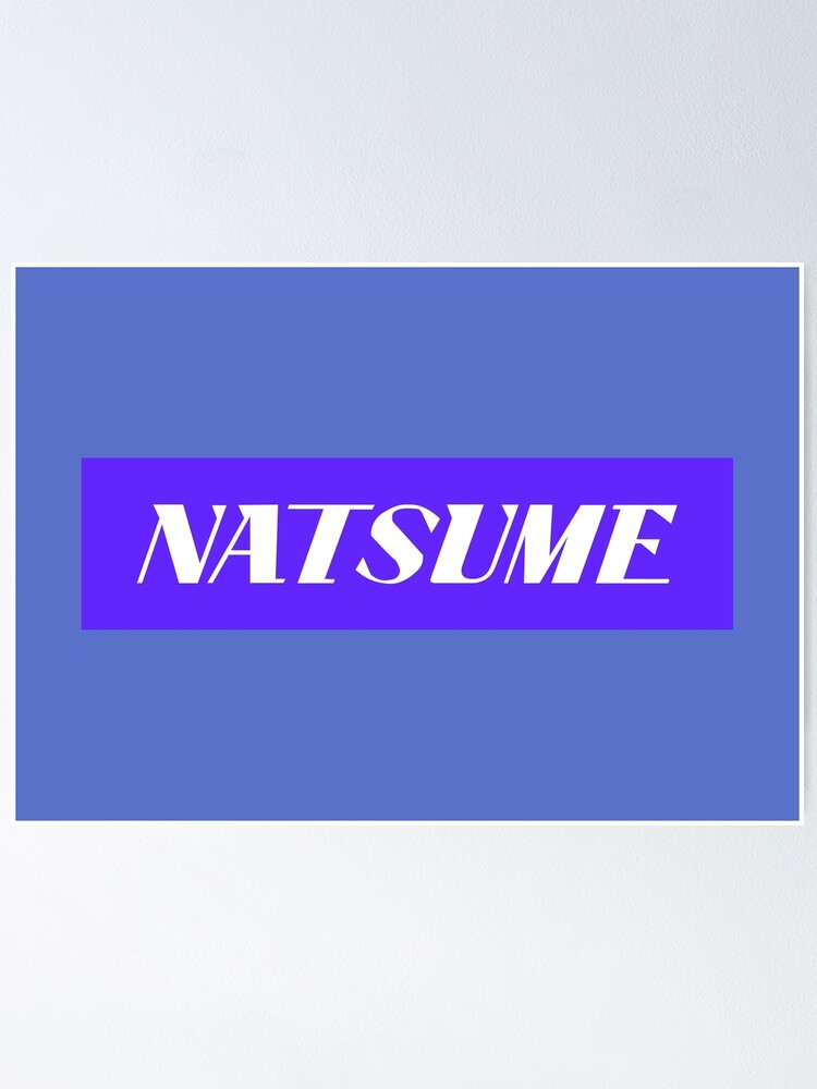 Póster «Logotipo de Natsume (ナ ツ メ)» de RubenCRM | Redbubble