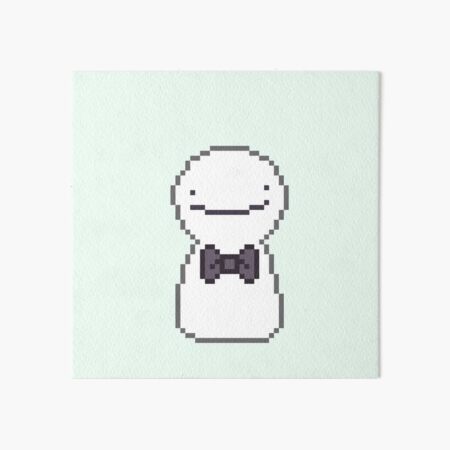 "Dsmp Fanart Merch Traum Pixel Art Blob - Fliege" Galeriedruck von ...