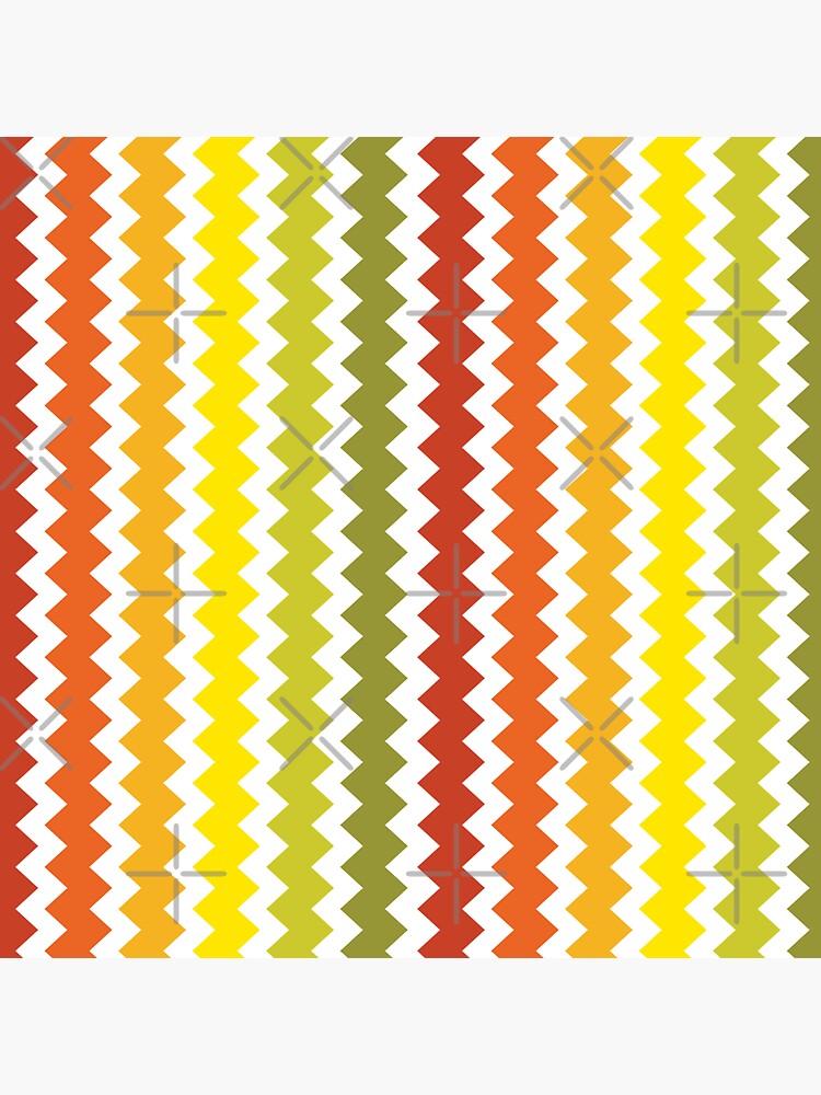 "Bright zig zag" Sticker by flamendes | Redbubble