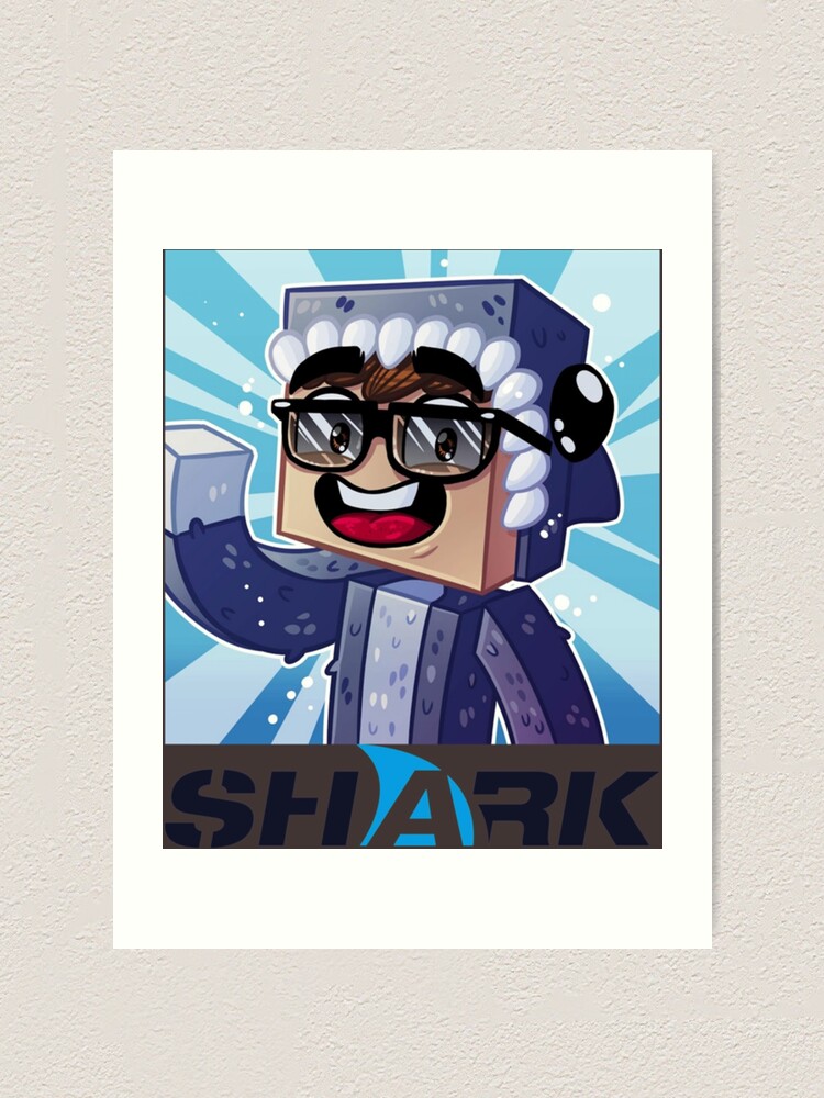 "09sharkboy youtuber " Art Print for Sale by MAKGraphics | Redbubble