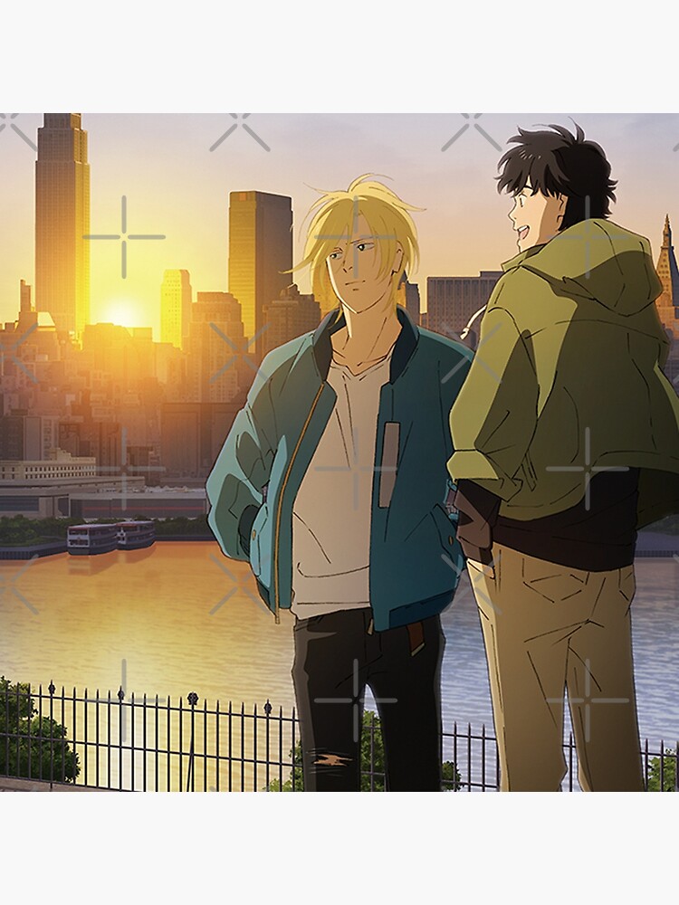 "Ash Lynx & Eiji Okumura New York" Poster for Sale by GroupieClub | Redbubble