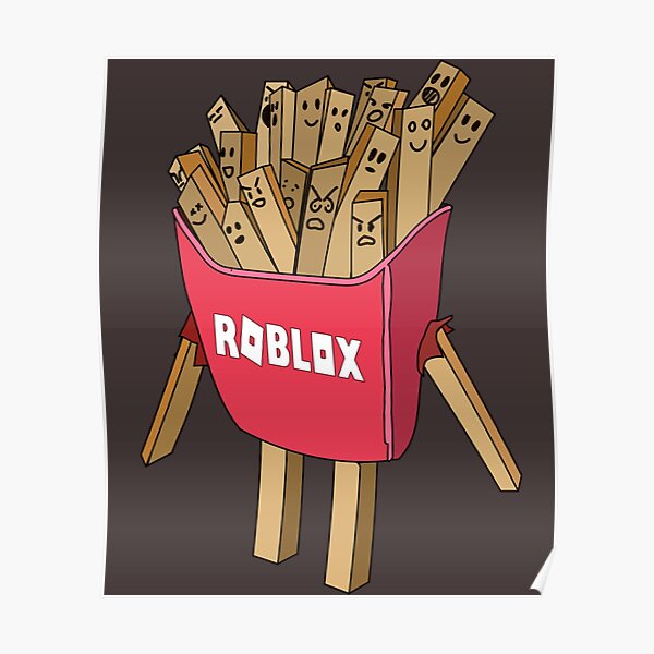 "roblox avatar french fries skin " Poster for Sale by MAKGraphics ...