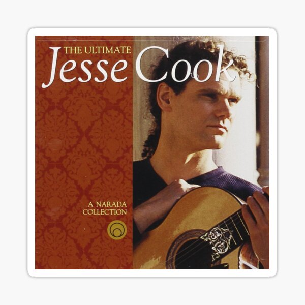 "The Ultimate Jesse Cook" Sticker for Sale by AnnetteWilson54 | Redbubble
