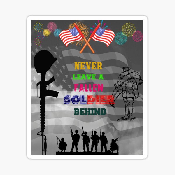 "Fallen Soldier" Sticker for Sale by Chrisblazestore | Redbubble